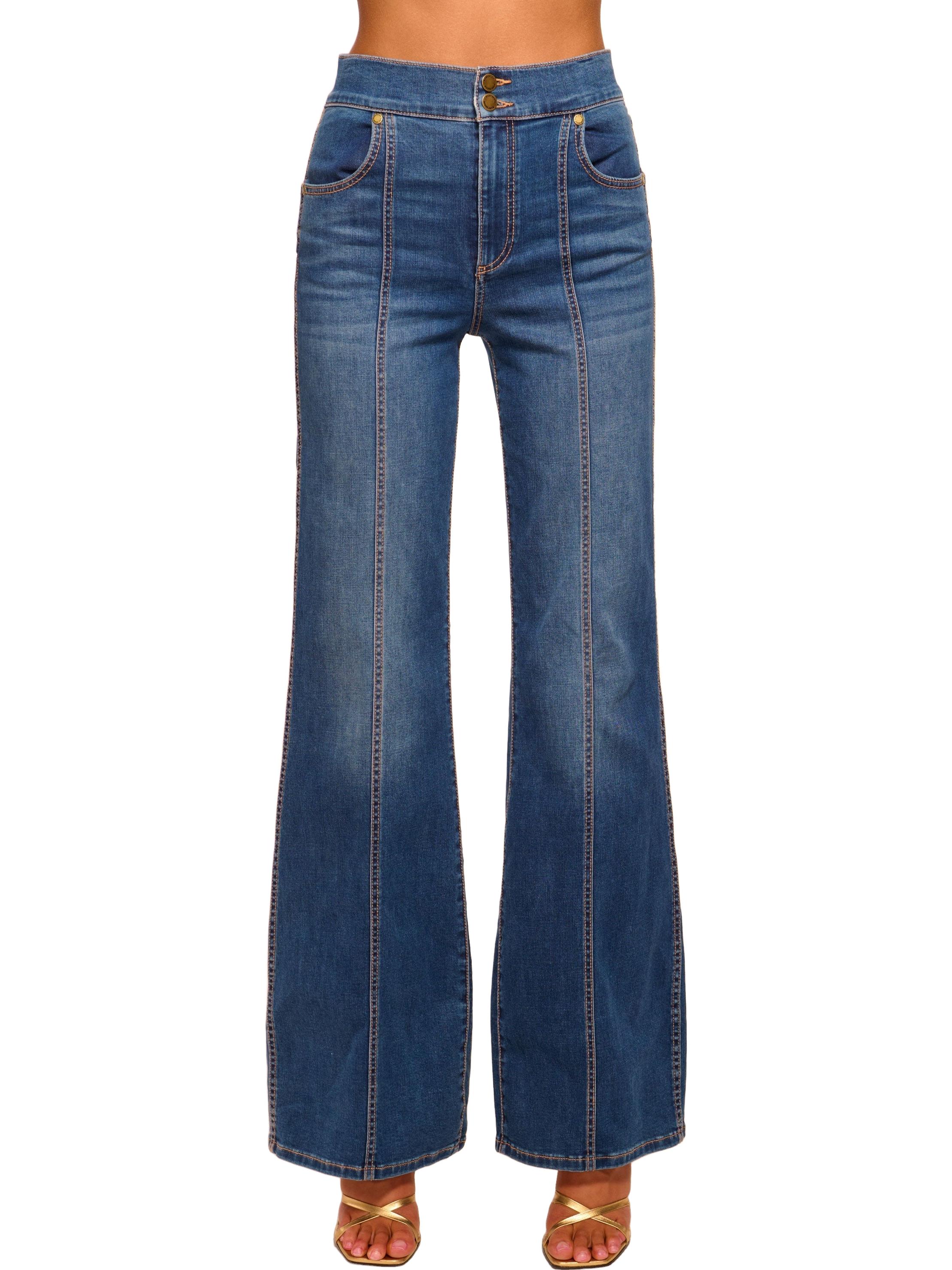 RAMY BROOK Ramy Brook Tina High-Rise Wide-Leg Jeans